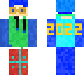Blue Green Skin | Minecraft Skin