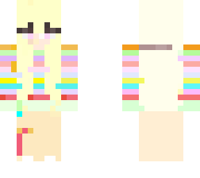 Cute bleeding aesthetic girl | Minecraft Skin