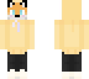 fox in yellow jumper | Minecraft Skin