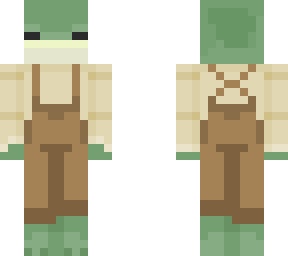 Frog with overalls | Minecraft Skin