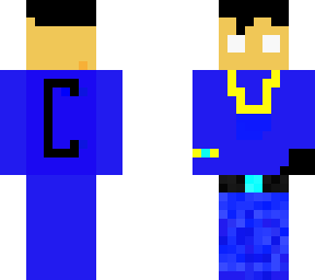 Crip gang member | Minecraft Skin