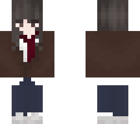 Dark Academia Core Girl | Minecraft Skin