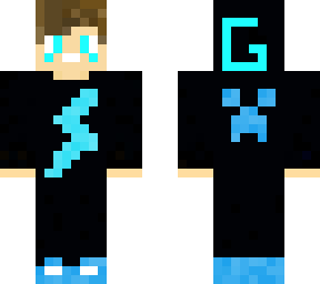 Lightning God Minecraft Skins