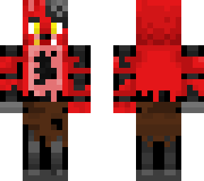 withered foxy | Minecraft Skin