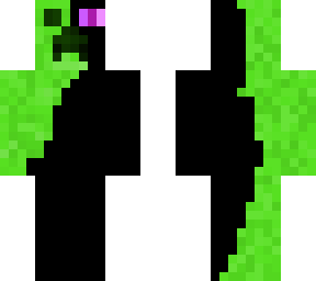 Creeper half Enderman | Minecraft Skin