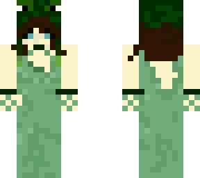 frog girl princess cute alt wlw froggirl meow | Minecraft Skins