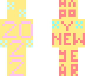 Happy new year | Minecraft Skin