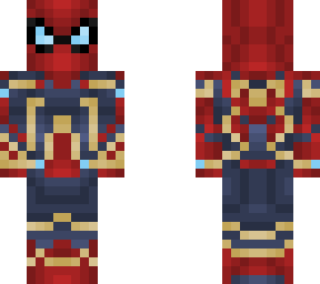 spiderman superhero marvel armour hero dc spider | Minecraft Skins