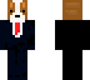 Jack Russell in suit | Minecraft Skin