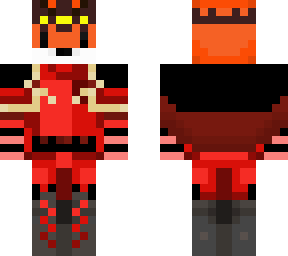 Nether King Fire Fox 3.0 | Minecraft Skin