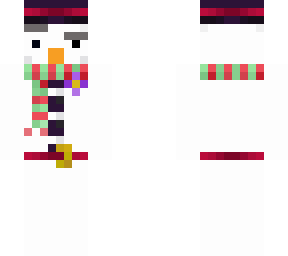 Sceptical Snowman | Minecraft Skin