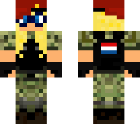 soldier girl | Minecraft Skins