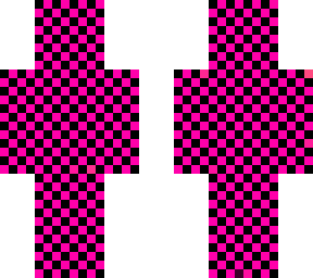 texture not loading / pink and black checkered squares | Minecraft Skin