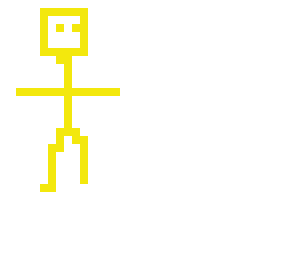 yellow stick man | Minecraft Skin