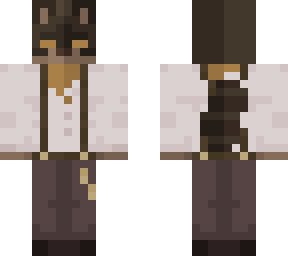 Raccoon Boy In A Suit Minecraft Skins