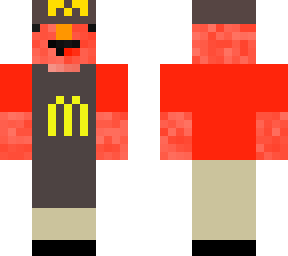 Derpy McDonald's Worker Elmo | Minecraft Skin
