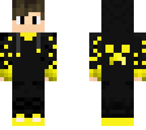 Gamer boy yellow | Minecraft Skin
