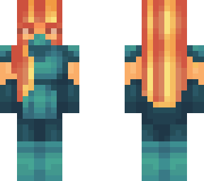 lava girl | Minecraft Skins