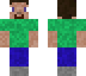 Pixelated Green man | Minecraft Skin