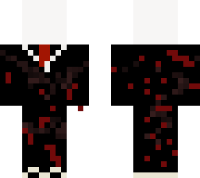 slenderman with blood on him | Minecraft Skin