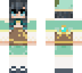 genshin impact venti the bard | Minecraft Skins