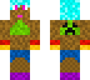 Wool Creeper Girl | Minecraft Skin