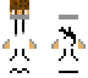 full black and white skin | Minecraft Skins