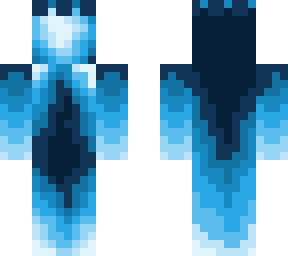 blue fire | Minecraft Skin