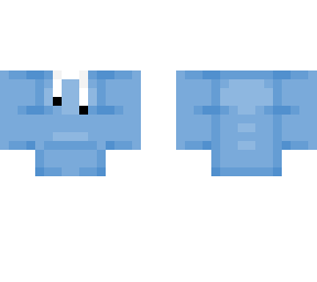 Blue hoodie template | Minecraft Skin