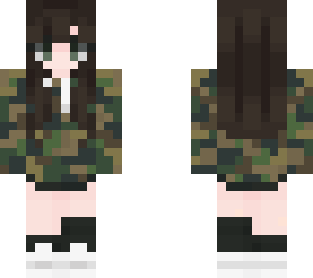 camo girl | Minecraft Skins