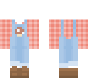 Cottagecore skin template | Minecraft Skin