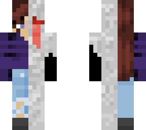 Half robot half human | Minecraft Skin