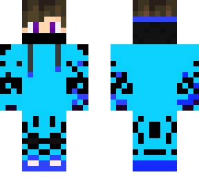 Niebieski Neonek | Minecraft Skin