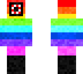 Rainbow boy | Minecraft Skin