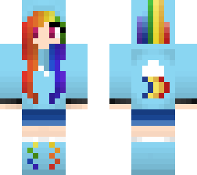 rainbow dash | Minecraft Skins