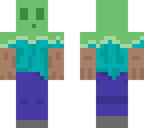 Slime head | Minecraft Skin