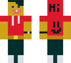 smiley red | Minecraft Skins
