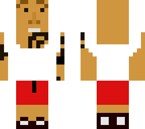 therock rock dwayne jonson strong buff tatoo skin | Minecraft Skins