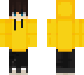 yellow gamer skin | Minecraft Skin