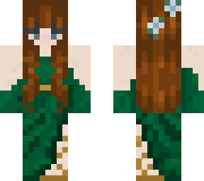 Mushy Flowy Dress | Minecraft Skin