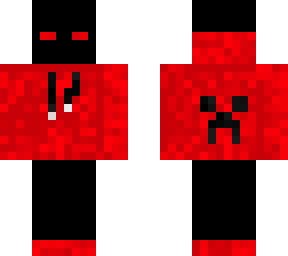red enderman gamer | Minecraft Skin