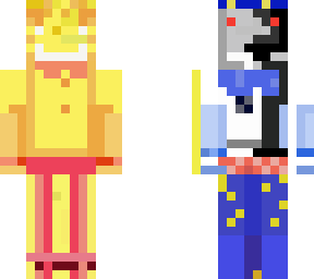 SUNDROP X MOONDROP 2 Sided FNAF Security Breach Skin | Minecraft Skin