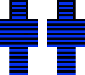 Black and blue | Minecraft Skin