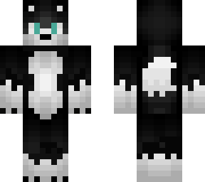 Black husky | Minecraft Skin