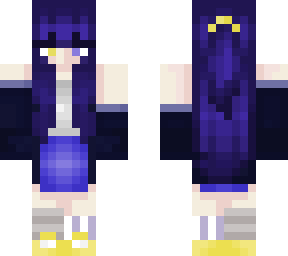 blu and yellow | Minecraft Skin