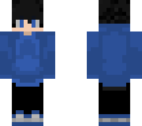 Blue cosmo edit | Minecraft Skin