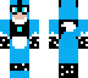 Blue wild dog | Minecraft Skin