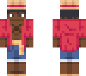 Black Luffy Minecraft Skins