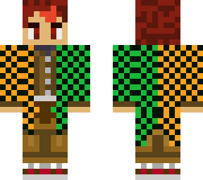 tanjiro skin | Minecraft Skins