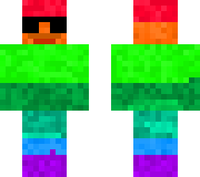 duck rainbow blob | Minecraft Skin